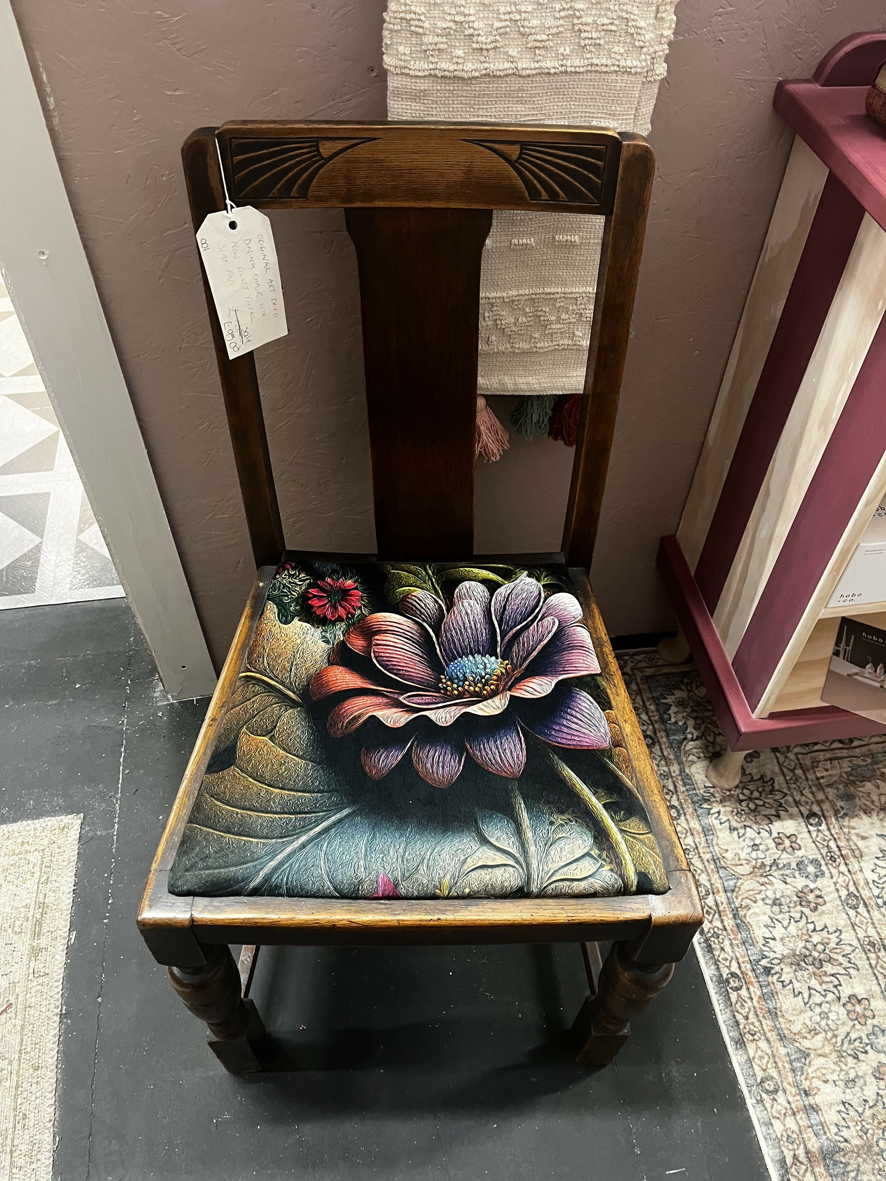 Art Deco Flower Chair – Creation Saltburn